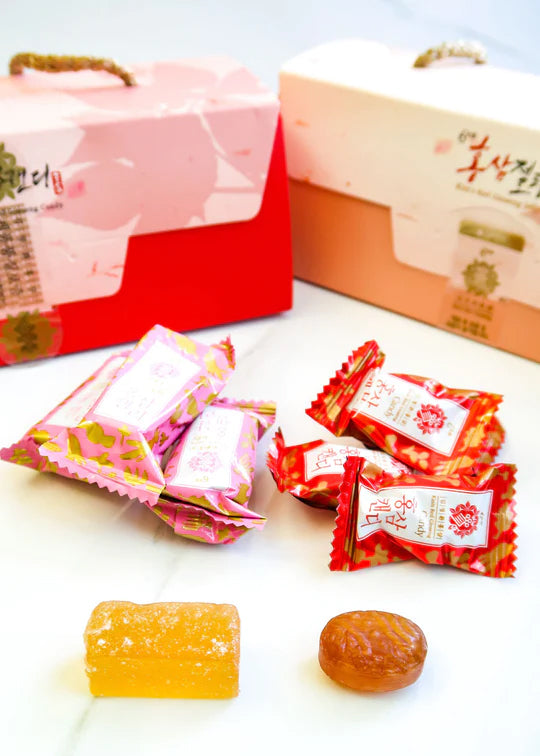 [Kim's Red Ginseng] Korean Red Ginseng Candy (2 Varieties) – Gochujar ...